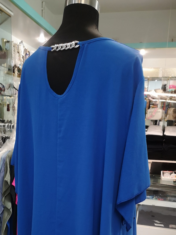 Tunika za močnejše postave SA002 pariško modra